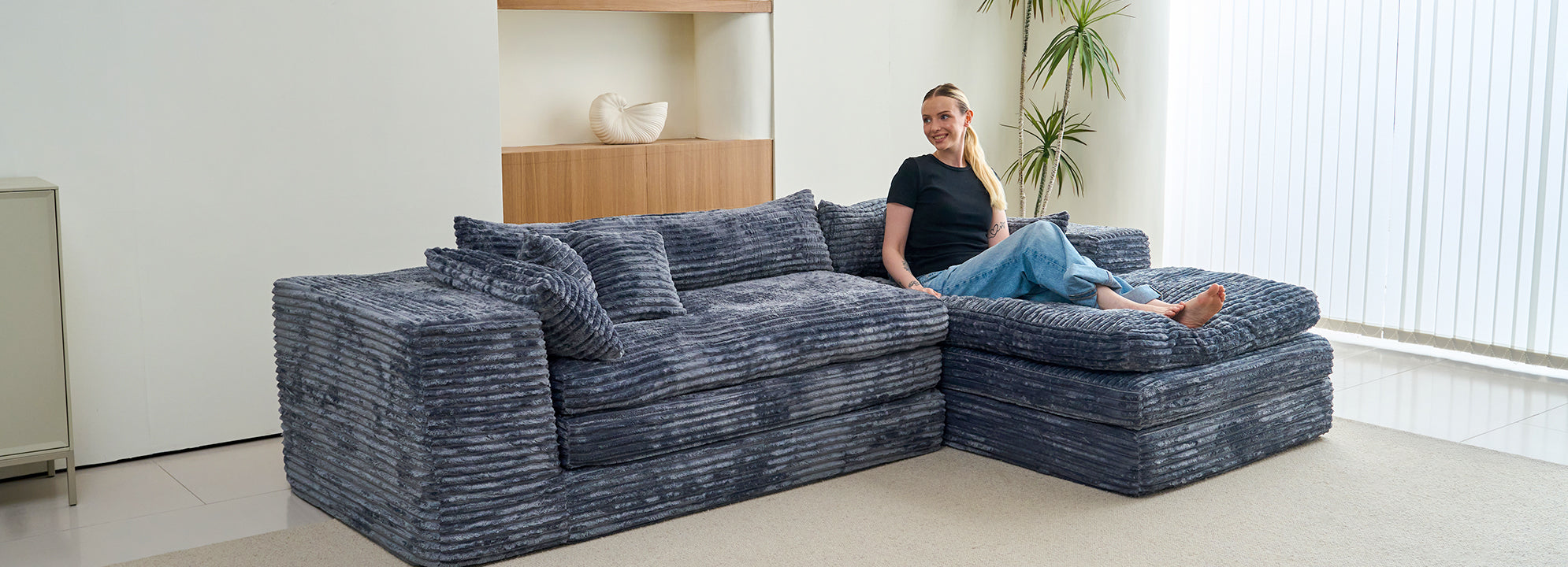 Belffin Boneless Sofa | Ultra-Soft Cloud Modular Couches