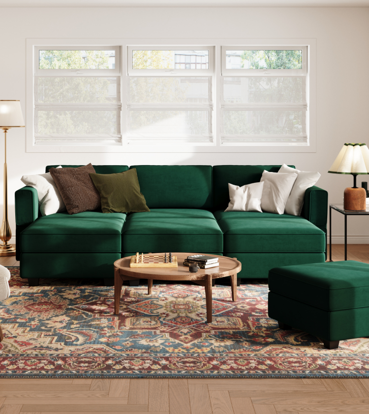 sectional sleeper sofa - Belffin